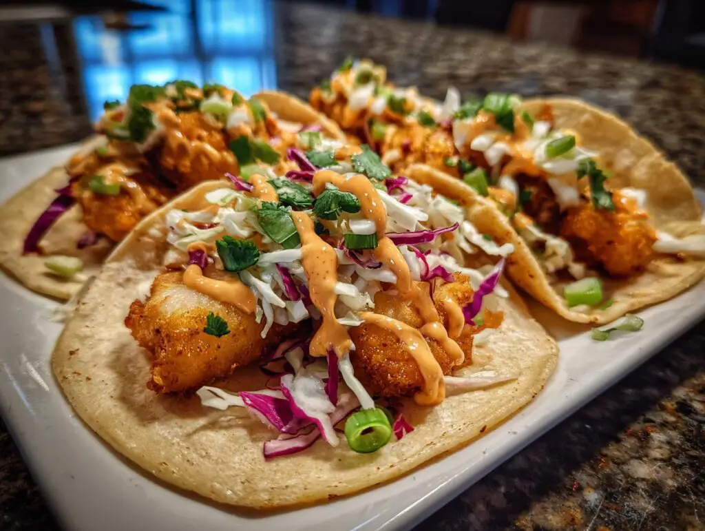 Amazing Crispy Fried Fish Tacos in 30 mins - Mom’s Kitchen